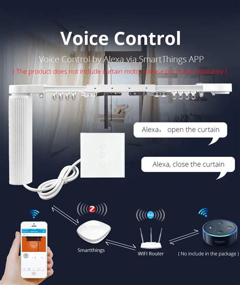 Zigbee Eu Curtain Wall Switch Compatible With Smartthing For Motorized