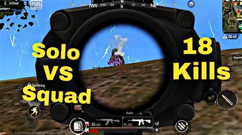 Pubg Mobile Lite 18 Kills Solo Vs Squad Rush Gameplay Visu