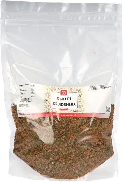 Van Beekum Specerijen Omelet Kruidenmix 1 Kilo Hersluitbare Stazak
