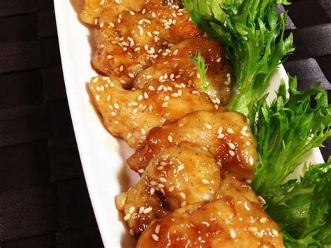 簡単に鶏むね肉のやわらか照り焼きチキンの画像 Cafe Menu Camping Meals Food Menu How To Cook