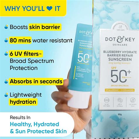 Dot And Key Barrier Repair Hydrating Sunscreen Spf 50 Pa 50g Sinin