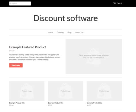 Shopify Default Theme1 Vantage