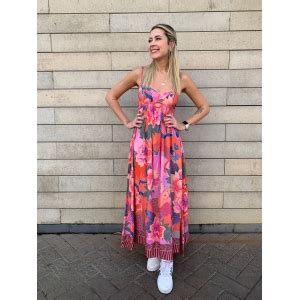 VESTIDO CROPPED FLORESTA FLORIDA FARM FARM Marikitta Roupas