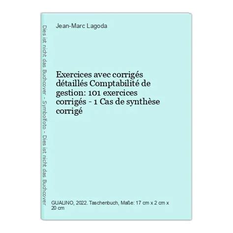 Exercices Avec CorrigÉs Détaillés Comptabilité De Gestion 101