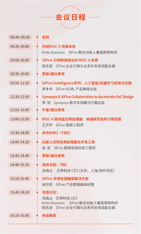 SiFive RISC V 中国技术论坛上海站 发现精彩城市生活 活动发布及直播平台