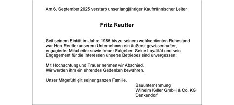 Fritz Reutter Nussbaumde
