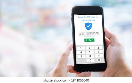 Authentication Otp Secure Verification Concept Stock Photo Shutterstock