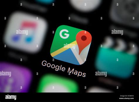Google Maps Logo Hi Res Stock Photography And Images Alamy