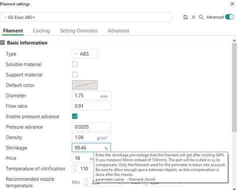 Shrinkage Setting Shrinks Model Even More · Issue 625 · Softfever