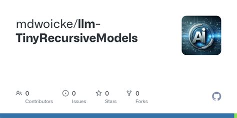 Llm Tinyrecursivemodelsmodels At Main · Mdwoickellm