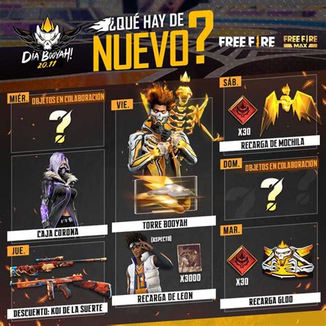 Free Fire Tendrá Todos Estos Eventos En La Agenda Semanal Del 17 Al 23