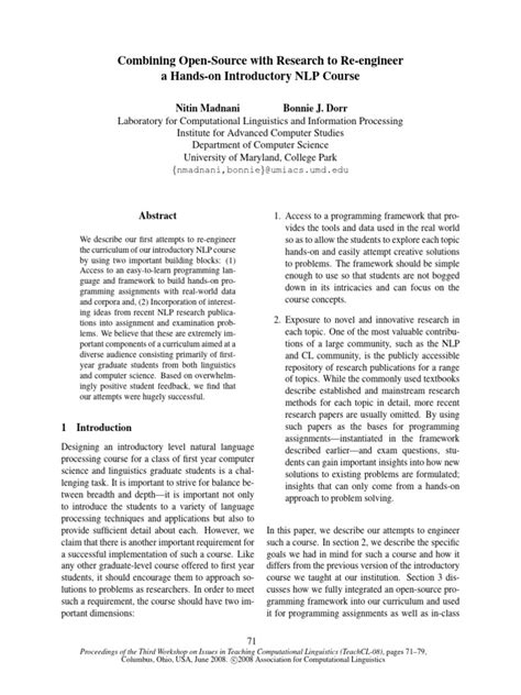 Combining Open Source With Research To Re Engineer A Hands On