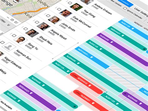 Gantt Chart Ui Design By Daniel Afrahim On Dribbble