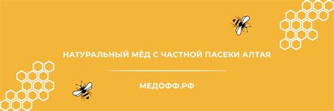 Мёд с частной пасеки Алтая | Челябинск | Медофф | Натуральный мёд с ...