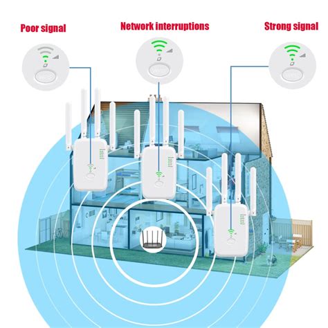 Wireless Routers Amplifier Wifi Repeater Dual Band 5 Ghz And 24 Ghz
