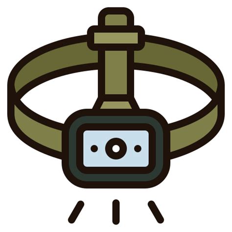 Headlamp Free Security Icons
