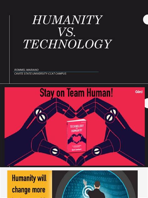 1 1 Humanity Vs Technology Pdf
