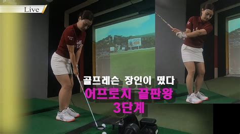 실생활 필드에서 제일 써먹을수 있는 어프로치 3 골프레슨장인실시간레슨 Youtube