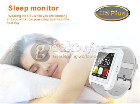 U8 Plus Bluetooth Touch Screen Bluetooth 40 Smart Wrist Watch Black