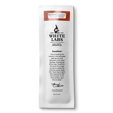 White Labs Wlp400 Belgian Wit Ale Yeast Home Brew Liquid Beer Yeast