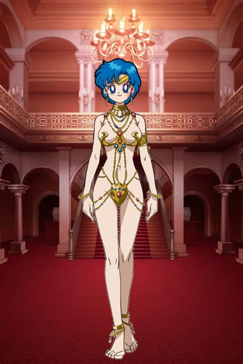 Sailor Mercury Golden Bikini By Oddonehere On Deviantart