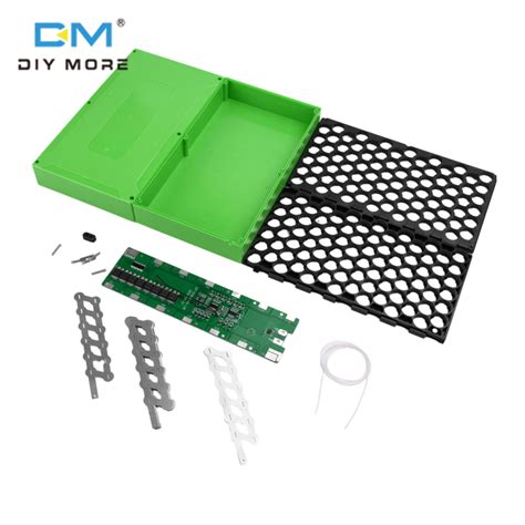 ชุดกล่องแบตเตอรี่ Diymore 18650 614พร้อมกล่องใส่แผ่นนิกเกิล48โวลต์12