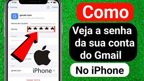 Como Ver A Senha Da Conta Do Gmail No Iphone Veja A Senha Do