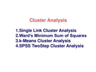 Ppt Chapter Cluster Analysis Powerpoint Presentation Free