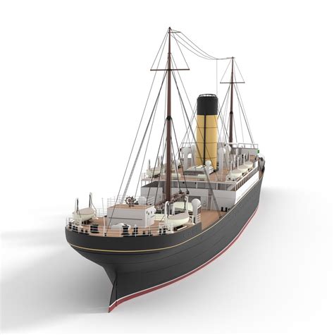 3d Steam Ship Model Turbosquid 1864904
