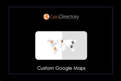 geodirectory custom map styles plugin max