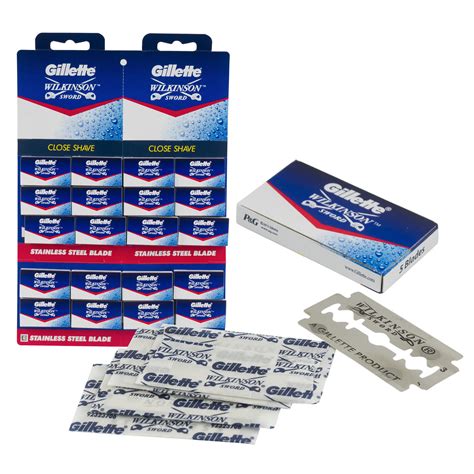 Wholesale 5pc Gillette Double Edge Razor Blades Sku 94973