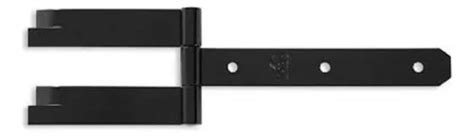 Dobradiça Portão Chumbar 8 Polegadas Preta Kit Com 3 Pç Parcelamento Sem Juros