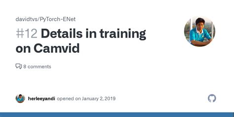 Details In Training On Camvid Issue 12 Davidtvs PyTorch ENet GitHub