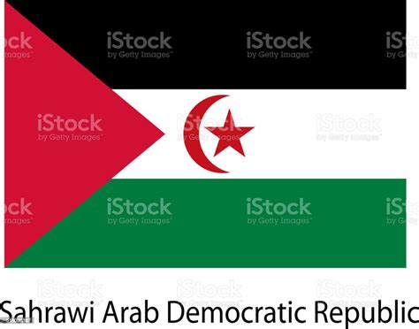 플랙 국가 Sahrawi 아랍인 민주적 공화국 벡터 I 0명에 대한 스톡 벡터 아트 및 기타 이미지 0명 국가 관광명소