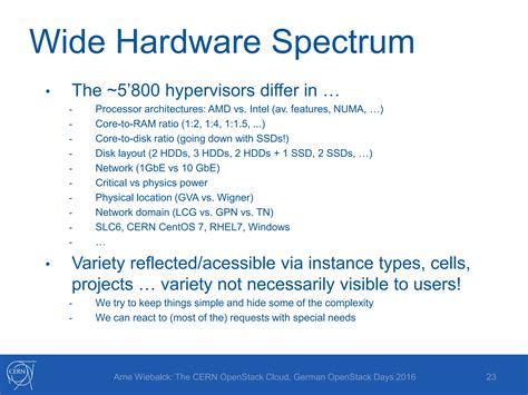 The Openstack Cloud At Cern Ppt