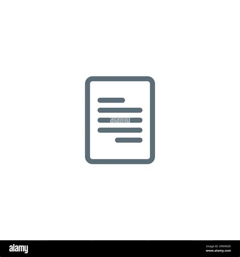 Paper Office Document Icon Page Or File Icon Note On Paper Stock