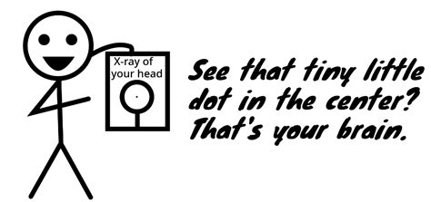 Your Brain Is Small Blank Template Imgflip