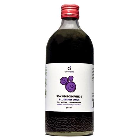 Matični sok od borovnice 700ml Domaće iz Srbije