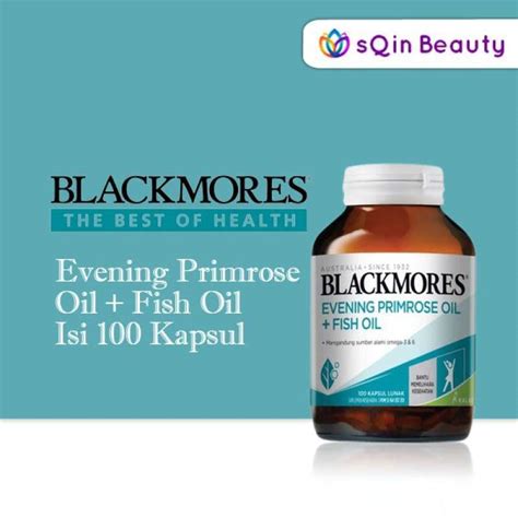 Promo Blackmores Evening Primrose Oil Fish Oil 100 S Kesehatan