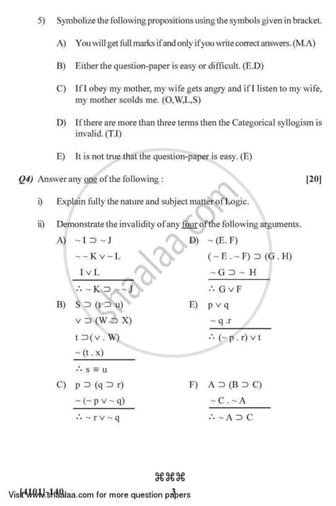 Logic And Principles Of Reasoning General Paper 1 Introduction To