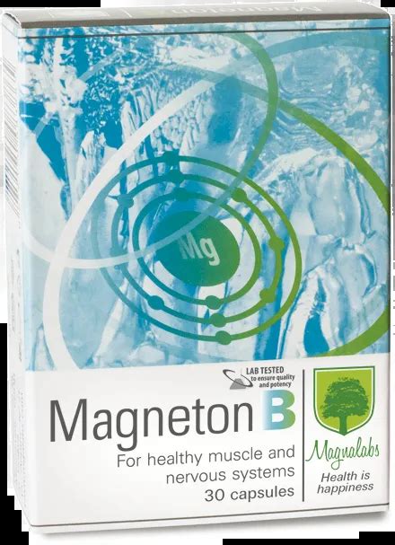 Magneton B За здрава мускулна и нервна система х30 капсули Magnalabs