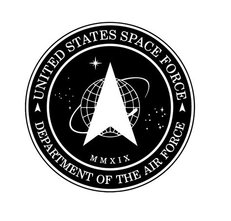 Us Space Force Logo Svg Official Emblem Dxf Png Digital Download