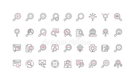 Search And Magnify Discovery And Inspect Data Focus On Information