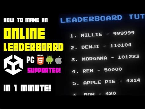 GitHub Danqzq Unity Leaderboard Creator Easily Create Online Leaderboards For Your Unity