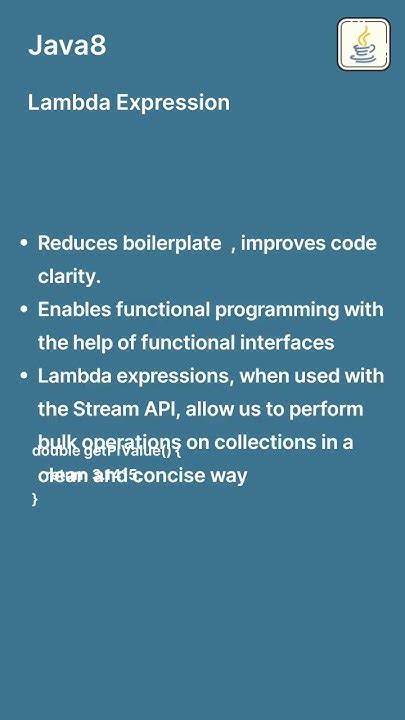 Lambda Expressions Javainterview Java8 Java8features