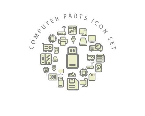 Partes De Una Computadora Vectores Iconos Gráficos y Fondos para Descargar Gratis