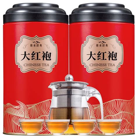 烏龍茶 【送一壺四杯】大紅袍茶葉武夷巖茶濃香型紅茶禮盒散裝200g400g 蝦皮購物