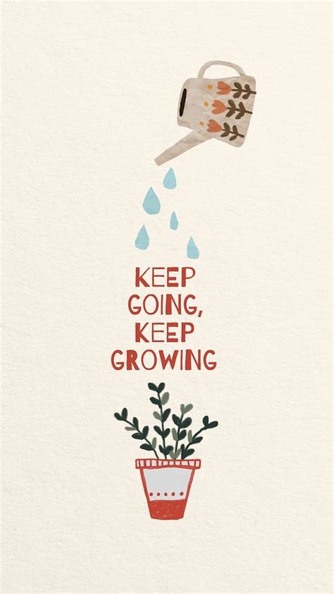 Download Premium Image Of Plant Love Quote Iphone Wallpaper Keep Going