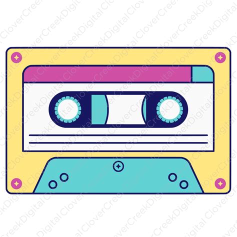 Cassette Tape Svg Png Retro Svg Cassette Svg Cricut Files Cassette