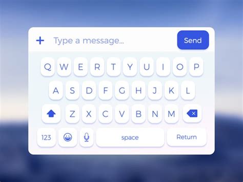 Mobile App Keyboard Ui Sketch Free Download